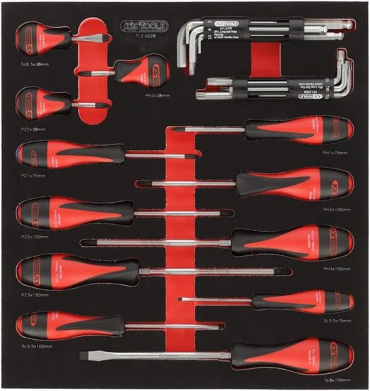 712.5028-Module De Vissage,28 Pièces-Module Pour Établi Ou Servante D’Atelier-Empreinte D’Outils ...