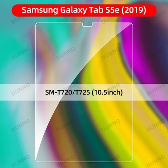 S5e T720 T725 - Protecteur d'écran en verre pour Samsung Galaxy Tab,Film pour tablette ...