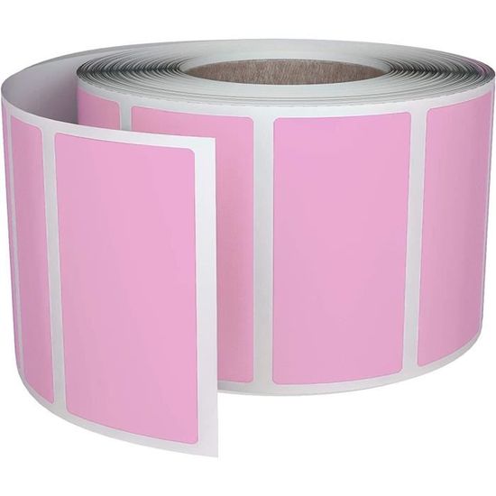 AJW-Gommettes Étiquettes Autocollantes Rectangulaires 1 Rouleau \u2013 ...