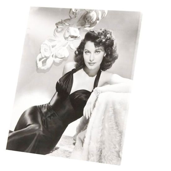 Tableau Décoratif Photo de Star Célébrité Ava Gardner Actrice Vieux ...