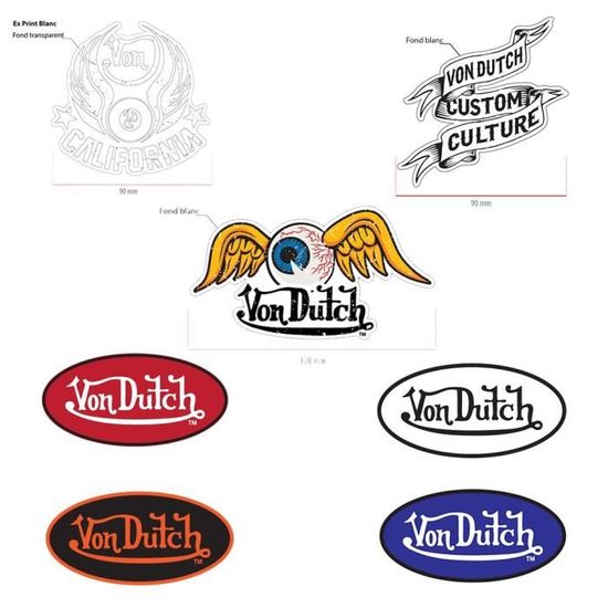 VON DUTCH Stickers Autocollant Customs (Pack03) - Cdiscount Prêt-à-Porter