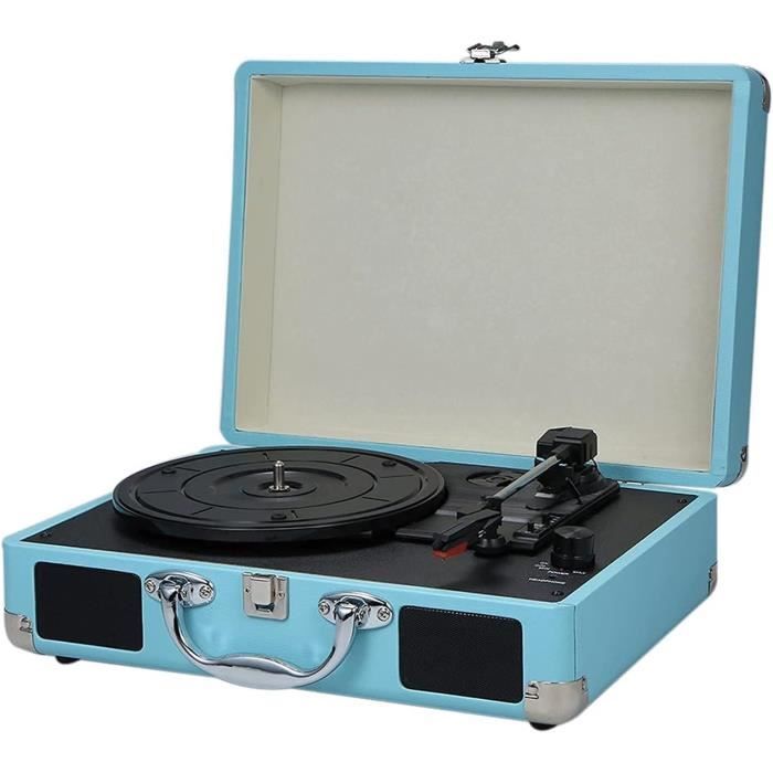 Tourne-Disque Vinyle Platine Vinyle Bluetooth Tourne-disques Vintage à ...