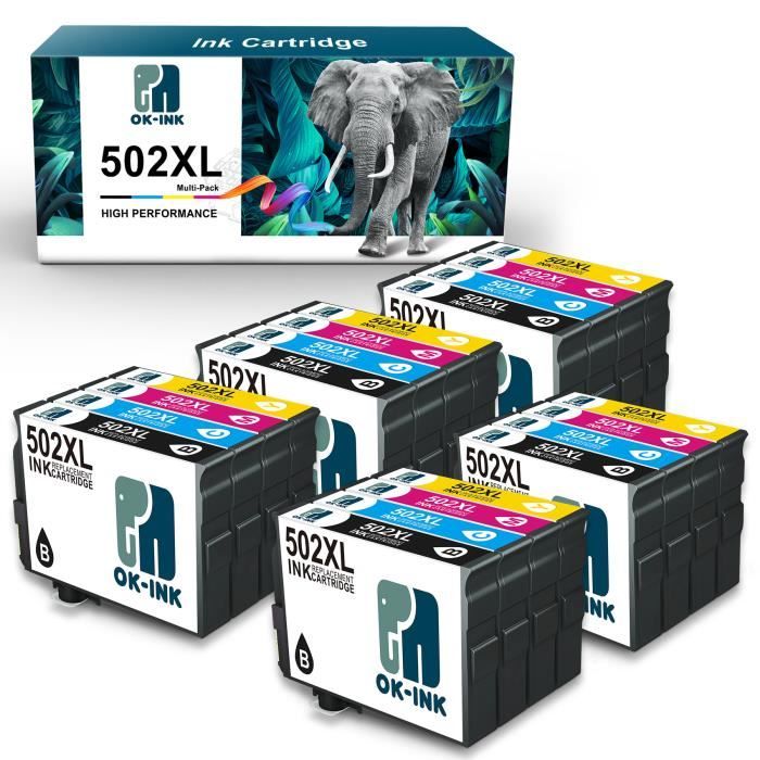 OK-INK cartouches Epson 502 502XL compatibles avec imprimantes Epson ...