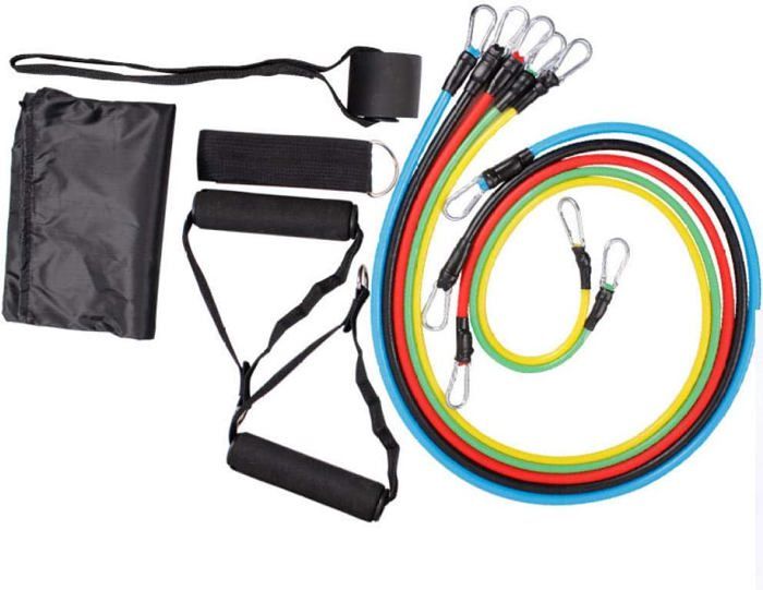 Musculation Kit -Cheveux raides Corde de Traction 11 pièces Ensemble ...