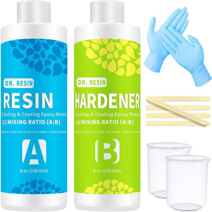 Kit de résine époxy de moulage et de revêtement transparent pour l ...