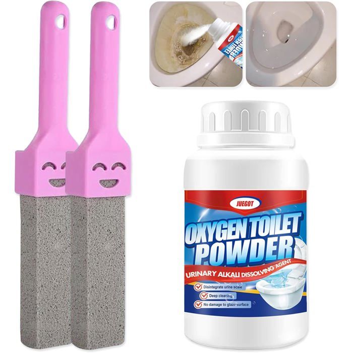 Pierre ponce pour le nettoyage de cuvette de toilettes, bâton à récurer ...