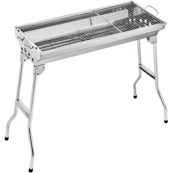 Barbecue Grill Grand Barbecue Grill Barbecue en Acier Inoxydable ...