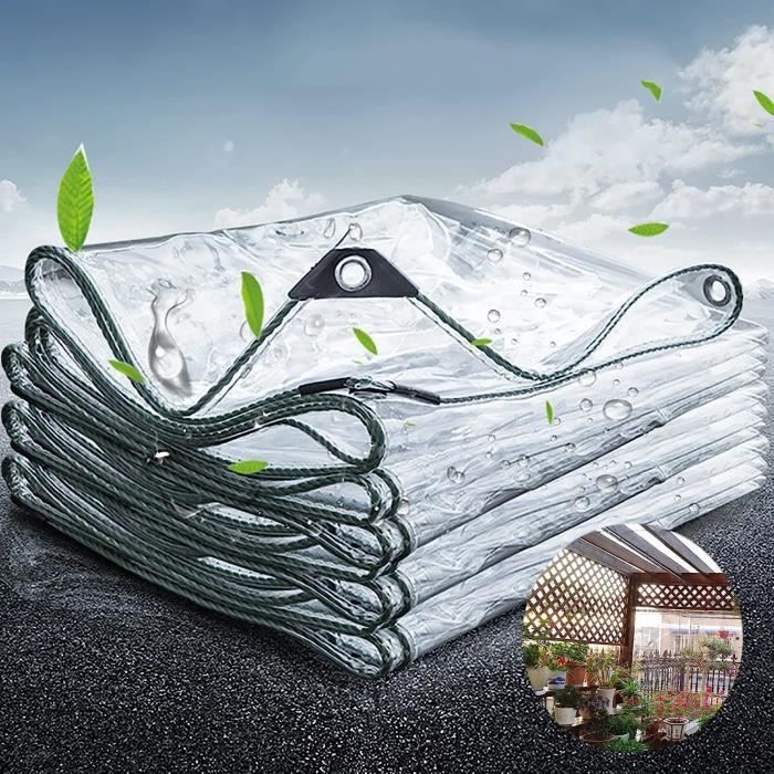 Bâche Transparente Avec Oeillets - Bache Transparentes Exterieur ...