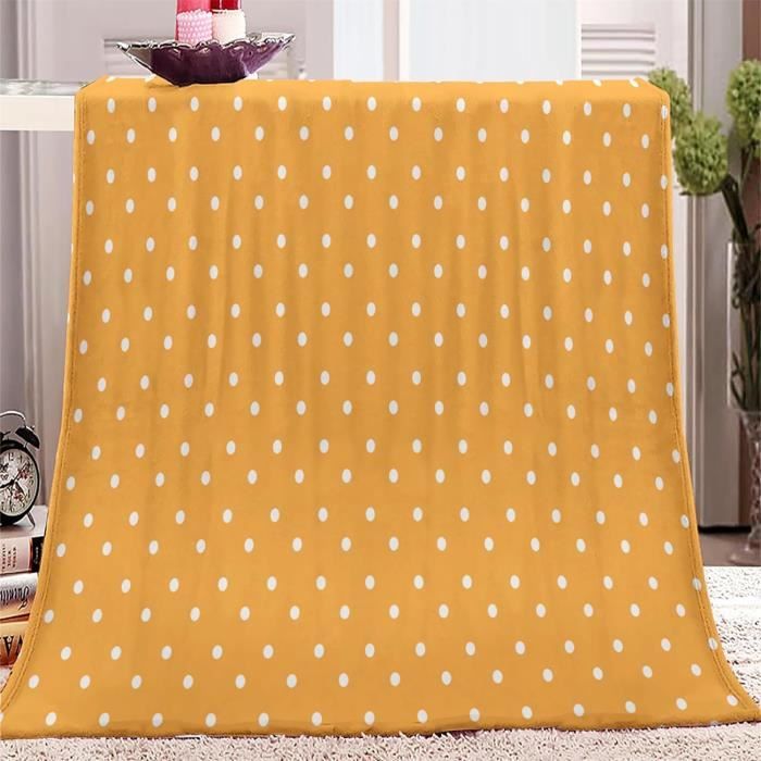 Plaid Polaire 150X200 Cm Couvertures Pour Enfants Adultes,Micro Points ...