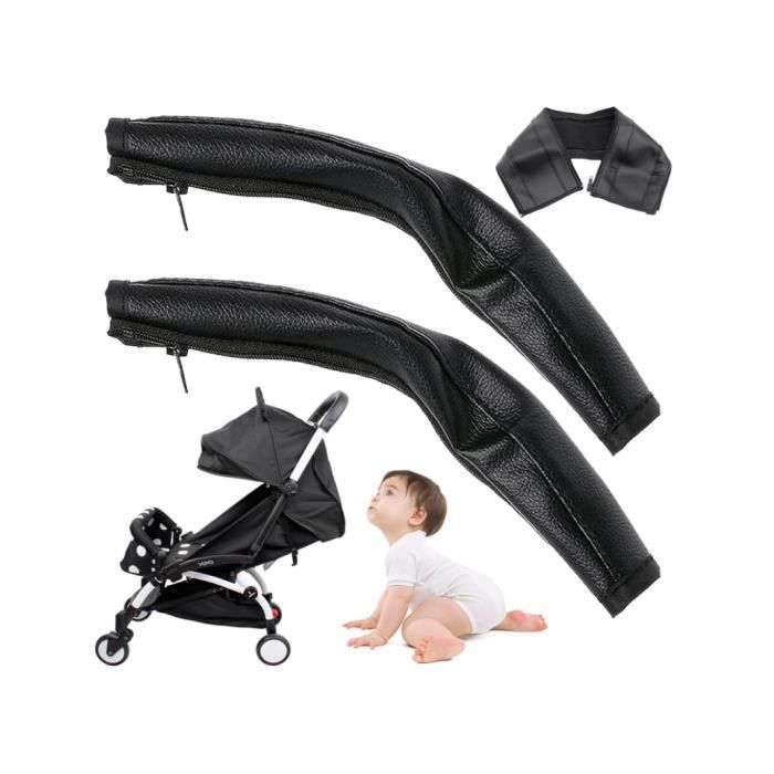 2 Pcs Housse de Protection pour Poignée de Poussette, Housse de Poignée ...