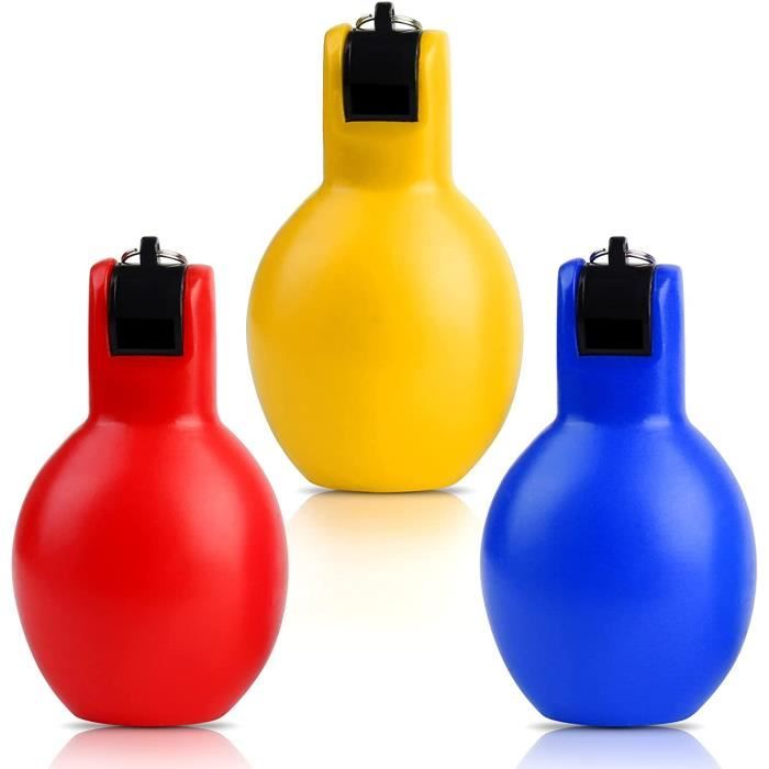 Lot de 3 sifflets de sport - Sifflet à main - Sifflet d'arbitre ...