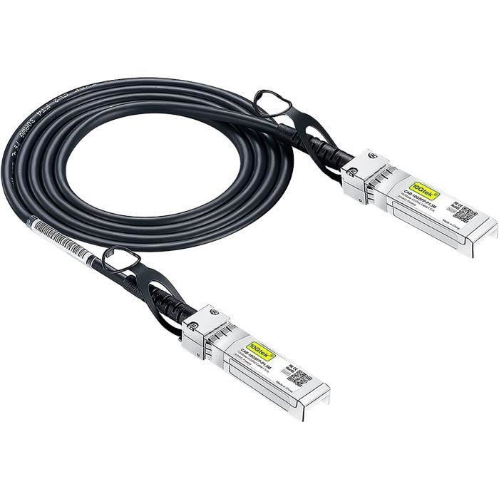 LIWI-® Câble SFP+ 10G 1.5m - SFP+ Direct Attach Copper Twinax Cable ...