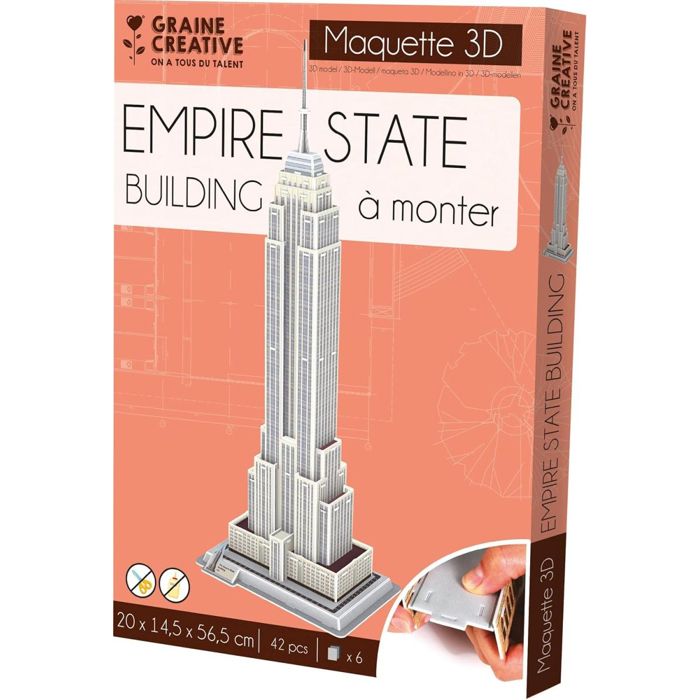 Empire State Building Maquette 3D - Cdiscount Jeux - Jouets