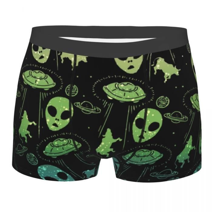 Boxer-shorty - Alien Predator - Caleçons d'Halloween - Blanc - Pour ...