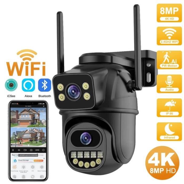 Camera surveillance wifi Caméra wifi à distance rotative à 270 degrés ...