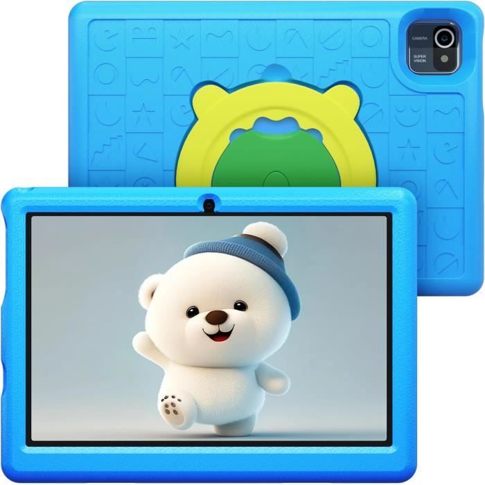 Tablette Pour Enfants Android 12 10 Pouces Quad Core Tablette Pour Enfants 2 Ram 32 Go Rom Hd ...