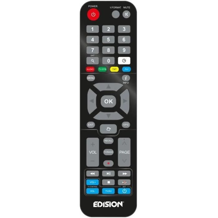 Télécommande Universelle Edi-Rcu 4 Learn, Originale, Programmable, 2En1 ...