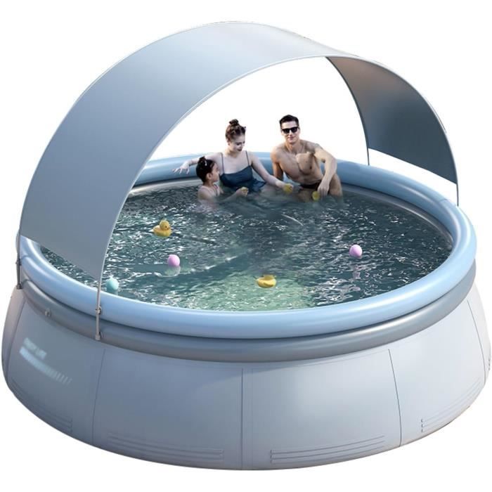 Piscine Gonflable avec Auvent Piscine Portable Hors Sol pour Bébé ...