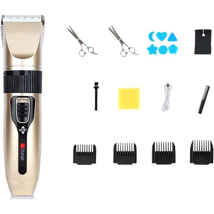 Tondeuse À Cheveux Sans Fil, Rechargeable, Pour Les Familles, Lames Réglables, Couleur D[H4672 ...