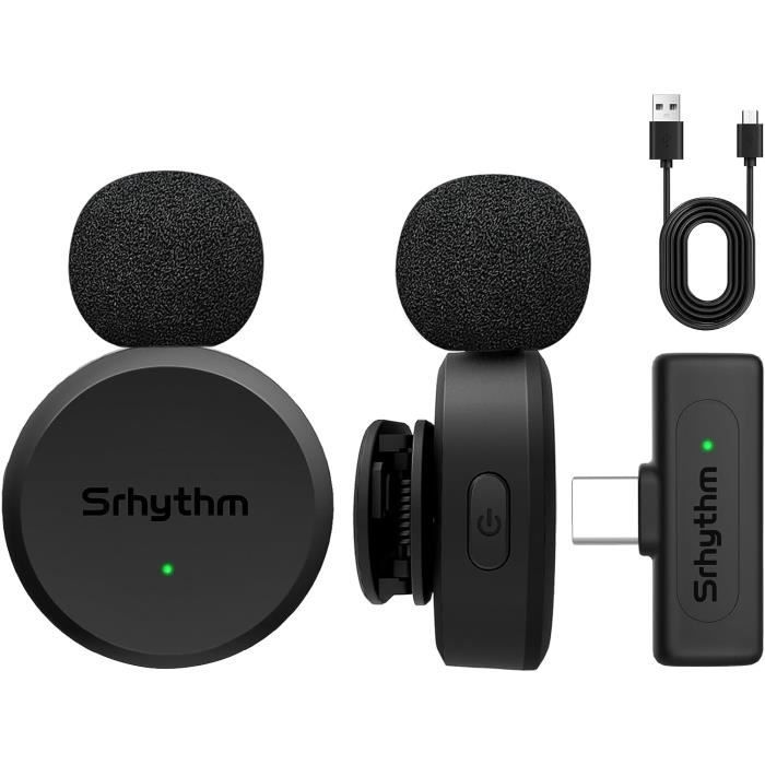 Microphones Lavalier Sans Fil M1, Micro-Cravate, Suppression Du Bruit ...