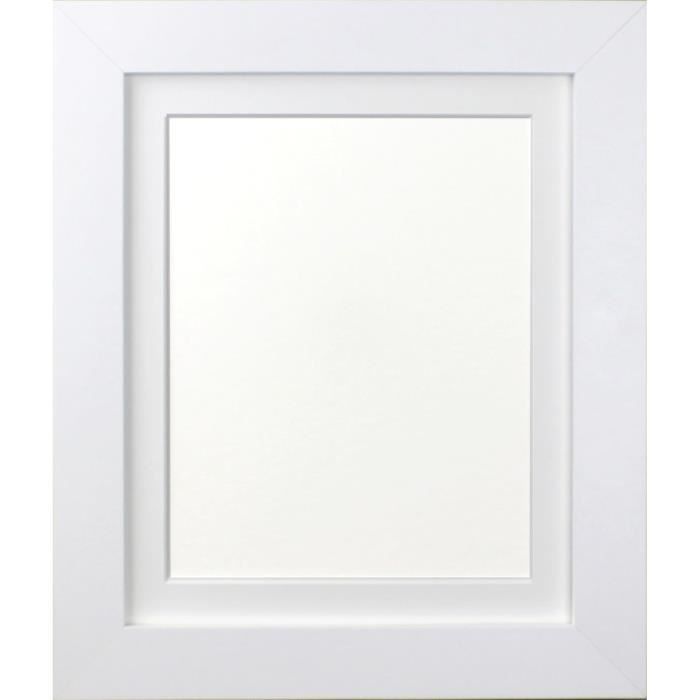 Cadre Photo Tableau Poster Blanc Avec Contour Blanc, Bois Dense, 39Mm ...