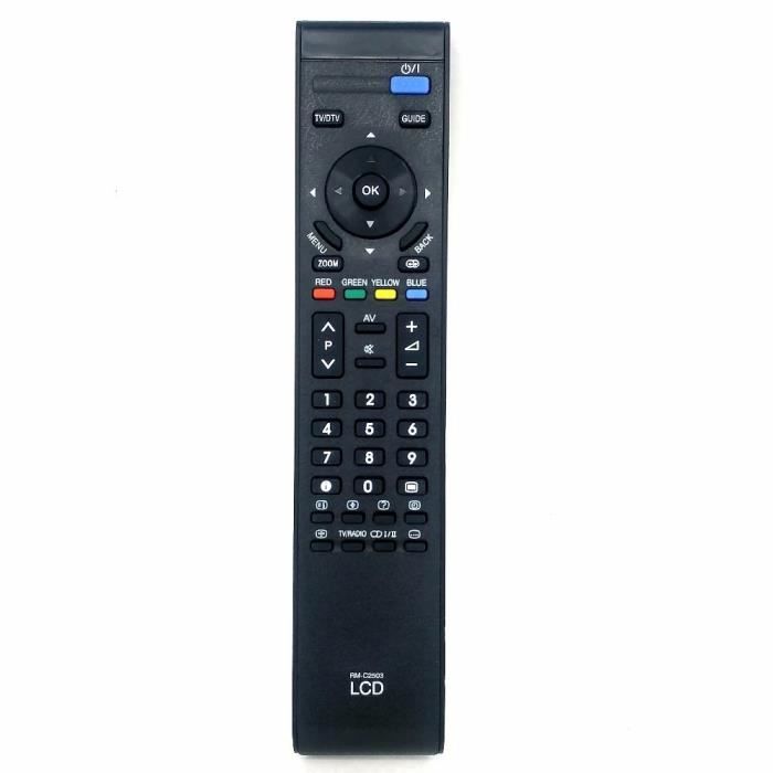 Remplacement Télécommande JVC TV pour RM-C2503 - Cdiscount TV Son Photo