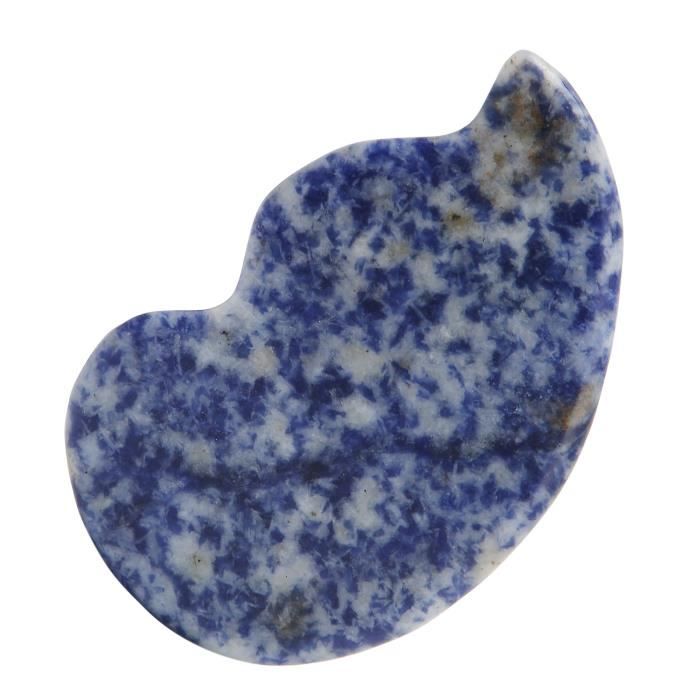 Conseil Gua Sha Outil Gua Sha pour le visage en pierre de jade bleu ...