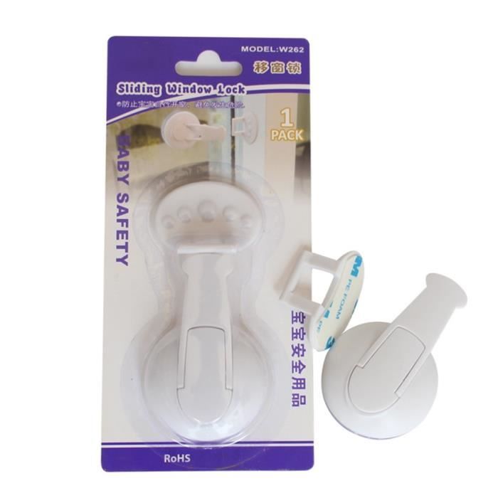 Verrous,--Serrure de porte coulissante, sécurité enfant, serrure de fenêtre coulissante avec ...