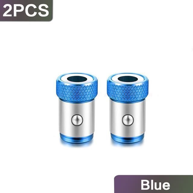TOURNEVIS,2PCS(Blue)--anneau de vis magnétique métallique, amovible ...