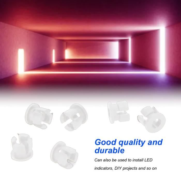 Mothinessto Support de diode électroluminescente - 200 pcs support de ...