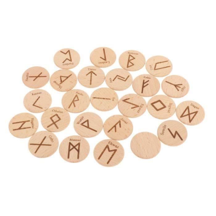 Sing-Runes en bois ensemble de runes de pierres pierres runiques de ...