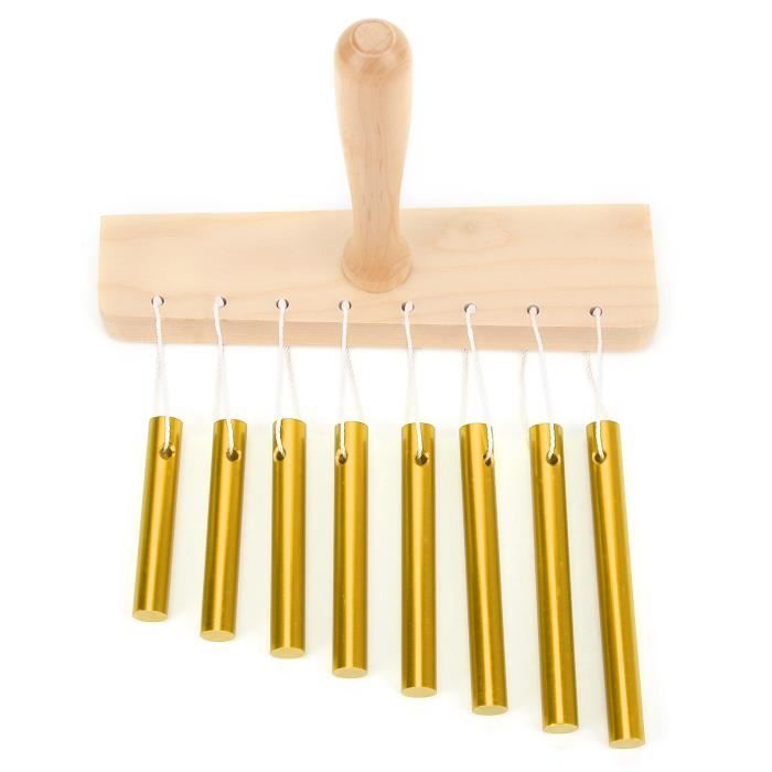 Carillons à 8 tons - SALUTUYA - Instruments de Percussion - Manche en ...
