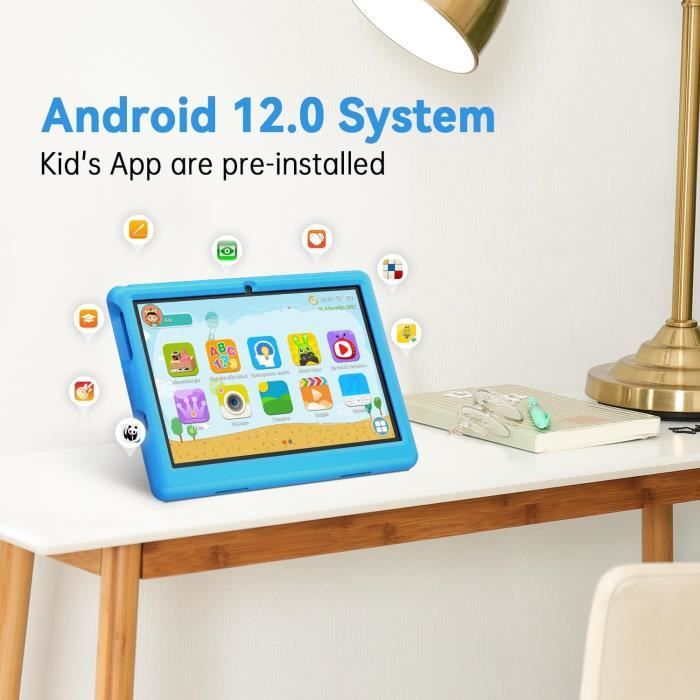 Tablette Pour Enfants Android 12 10 Pouces Quad Core Tablette Pour ...
