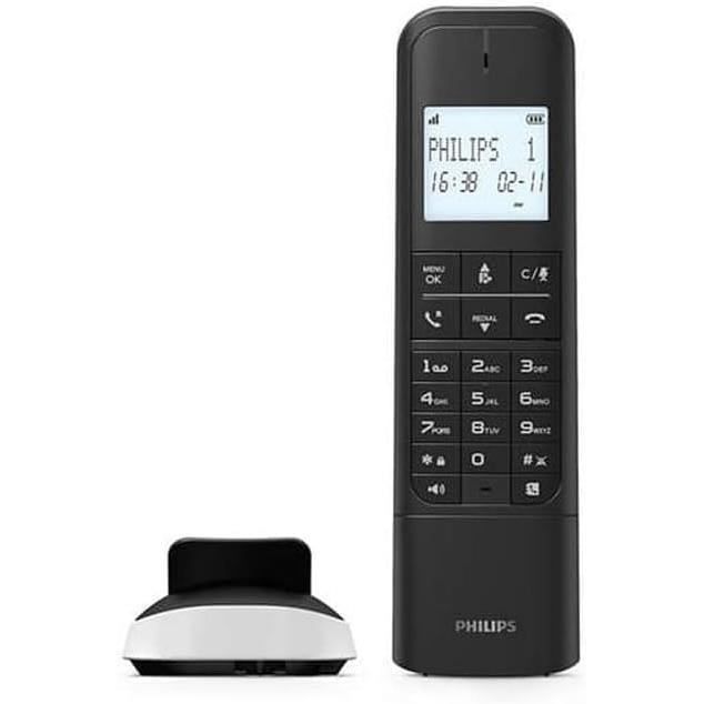 Téléphone Fixe sans Fil DECT - PHILIPS - M4701W12 - Écran 4,6 cm ...