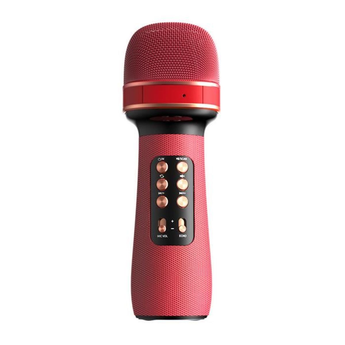 Rouge -Microphone Bluetooth sans fil pour enfants, microphone de ...