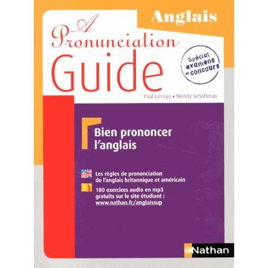 A Pronunciation Guide Anglais - Cdiscount Librairie