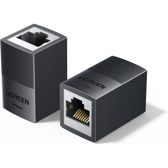 Ethernet Coupler 10Gbps Support POE Cat 8 Extension RJ45 Female to ...