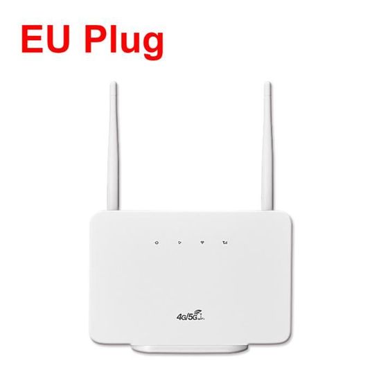 Prise UE - Routeur et modem CPE sans fil, antenne externe, point d'accès avec emplacement pour ...