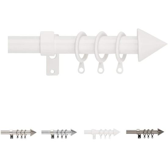 Tringle à Rideau Extensible,Ø 16-19mm,Longueur Réglable 70-130 cm ...