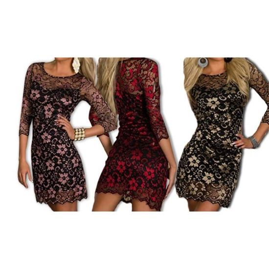 Une robe élégante et sexy avec un string assorti offert ! (Taille ...