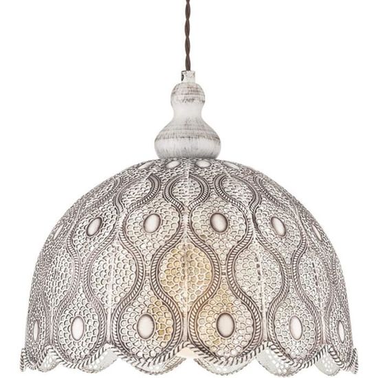 Talbot 2 Suspension Acier Blanc Antique 60 W[n2674] - Cdiscount Maison