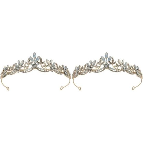 Baroque Vintage Reine Vintage Noir Couronne pour Les Femmes de Mariage ...