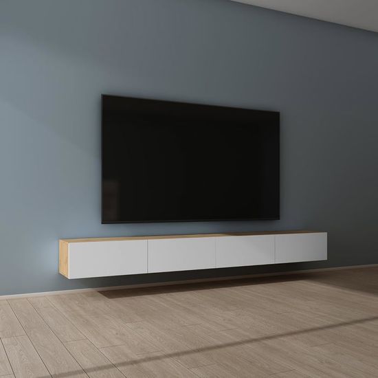 Mai & Mai Meuble TV Suspendue Armoire avec Soft-Close Table TV pour le ...