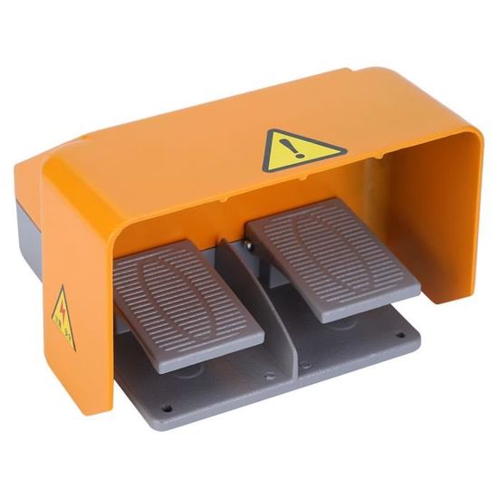 Interrupteur à Pédale, YDT1-18 Interrupteur à Pied éLectrique Double 380VAC, Avec Blindage ...