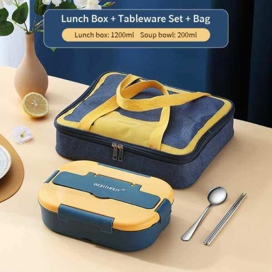 ZME11424-WORTHBUY Boîte à déjeuner micro ondes pour enfants. boîte à ...