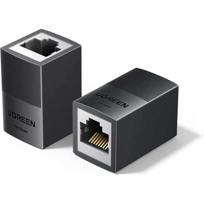 Ethernet Coupler 10Gbps Support POE Cat 8 Extension RJ45 Female to ...