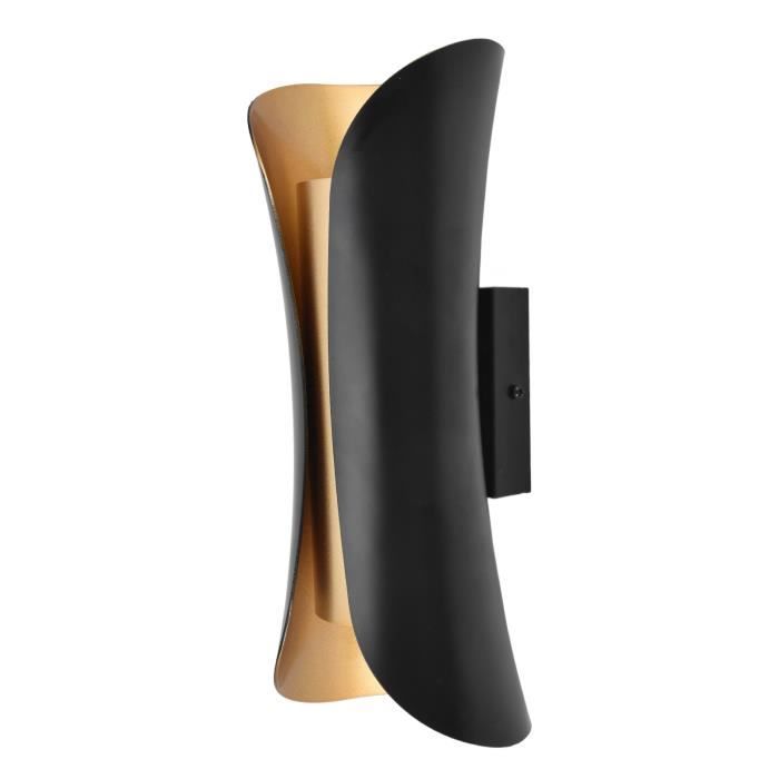 Ashata appliques murales à LED vers le haut et vers le bas Appliques ...