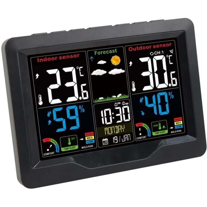 Station météo Station météo sans Fil sans Fil Digital Thermomètre ...