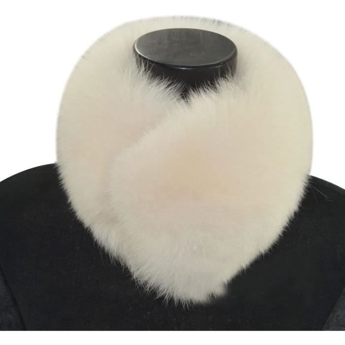 Écharpe En Fausse Fourrure Col En Hiver Pour Femmes, 70Cm Imitation ...