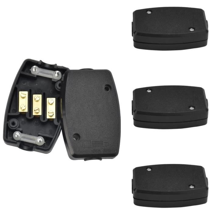 4 PCS Electrique Boîte de Jonction 13A 250V Boîtier de Raccordement en ...